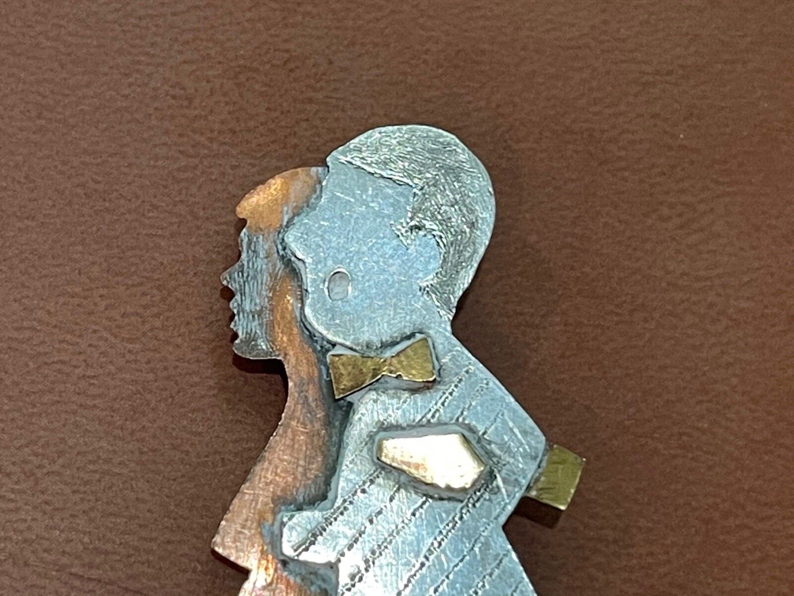 Opera Theater St. Louis Pin Brooch 1999 Season Silver & Copper Metal ...