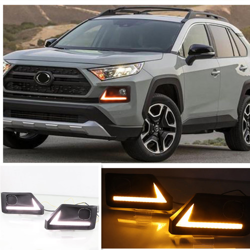 For 2019 2020 Toyota RAV4 Adventure/TRD Off-Road LED DRL Daytime ...