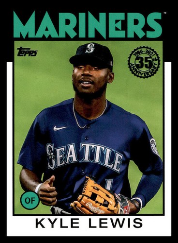 2021 Topps Kyle Lewis #86B-86 Seattle Mariners | eBay