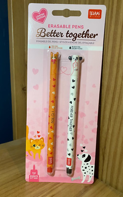 RARE! LIMITED EDITION Legami Better Together Erasable Gel Pen Set – 3 ...