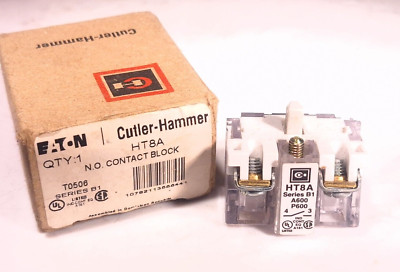 EATON CUTLER HAMMER HT8A SERIES B1 N.O. CONTACT BLOCK | eBay