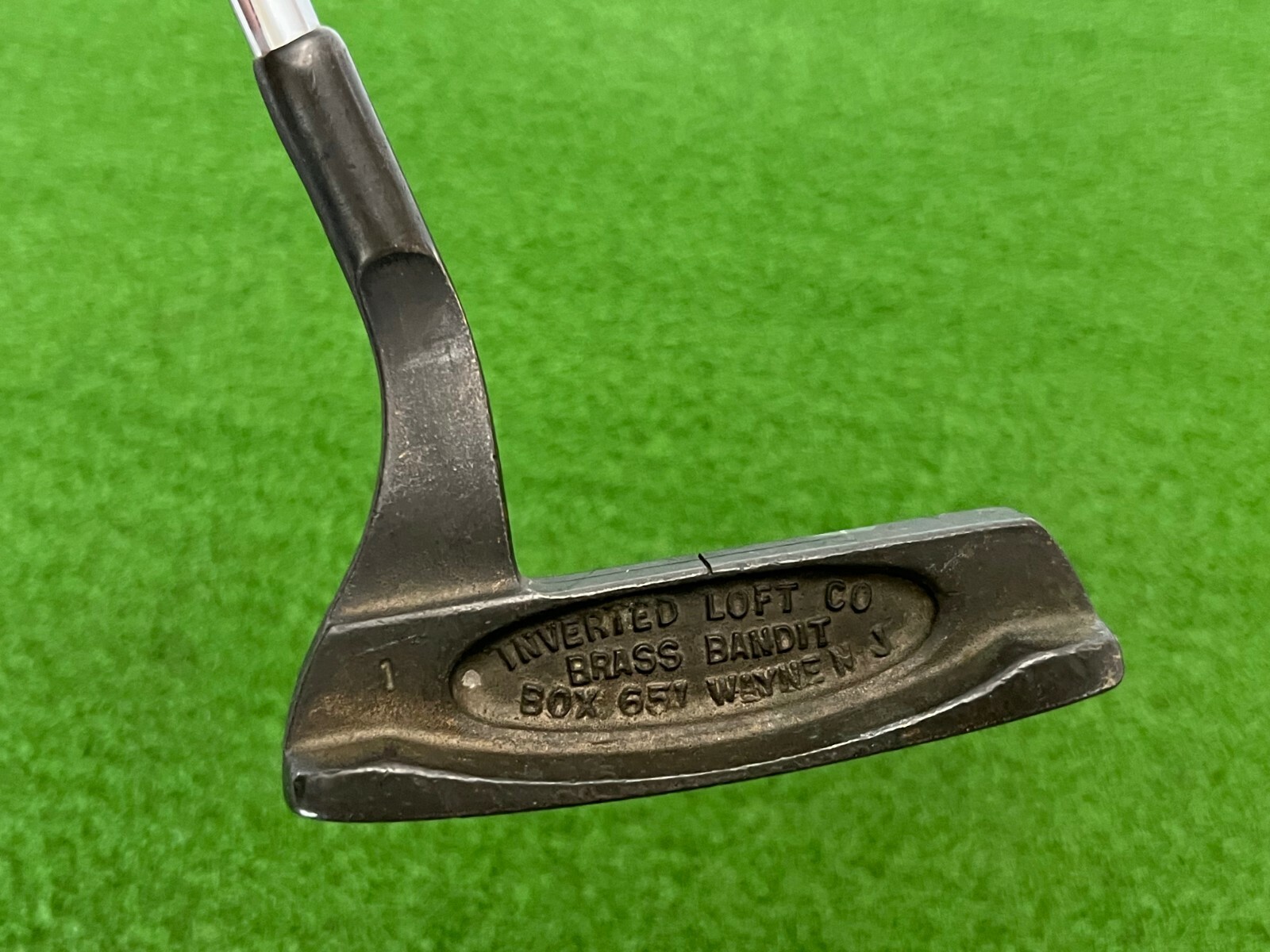 INVERTED LOFT CO BRASS BANDIT PUTTER 34" Right Handed Wayne NJ Classic ...