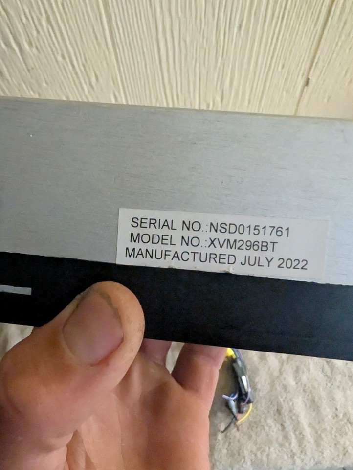 Dual XVM296BT Double DIN Touchscreen Digital Media Player Receiver USB ...