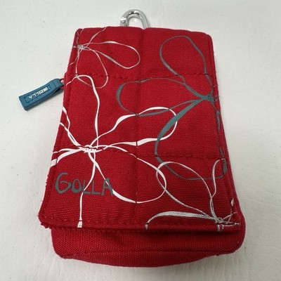 Golla Mobile & Music Device Bag Red Floral Carabiner | eBay