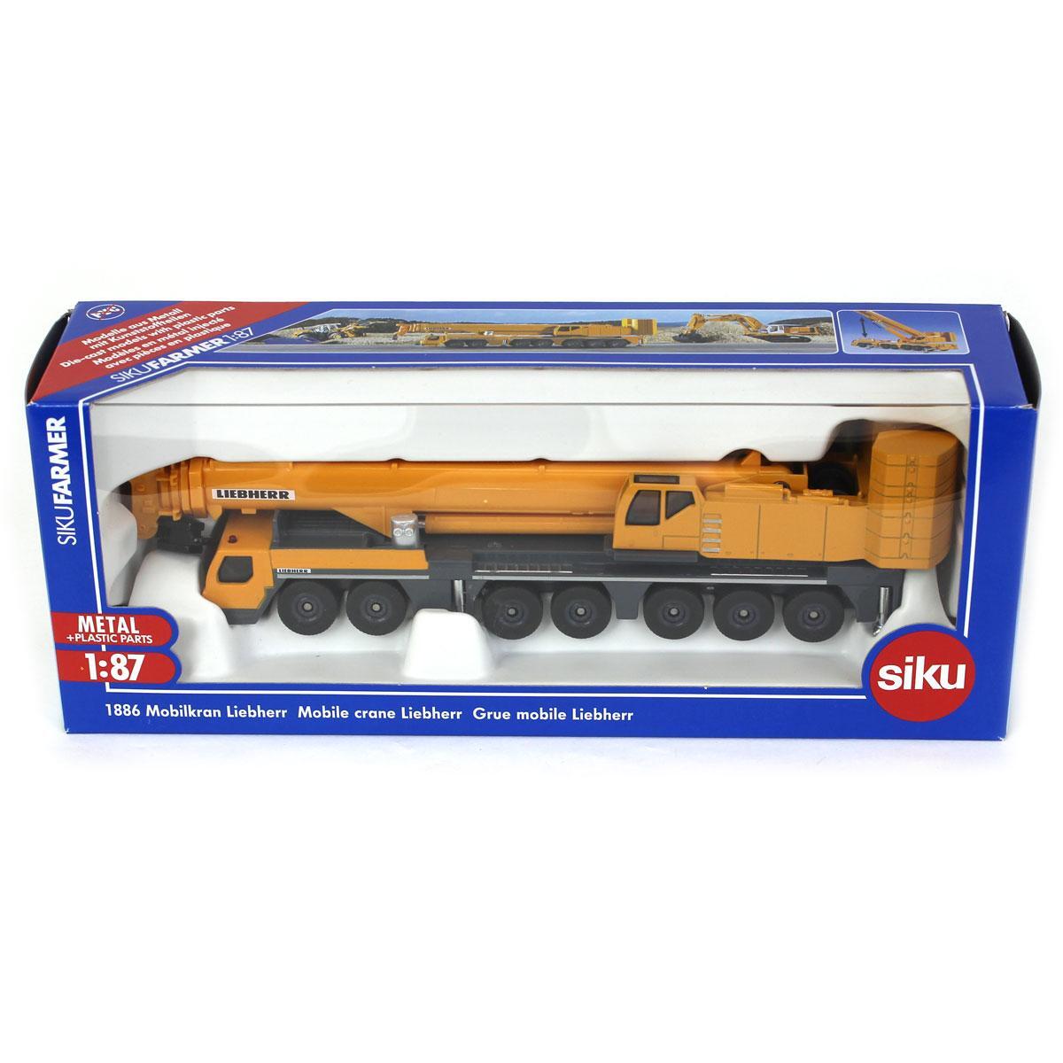 Siku 1/87 Liebherr Mobile Crane with Telescoping and Pivoting Crane ...