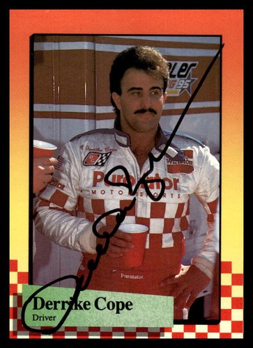 Derrike Cope 1989 Maxx #68 Testa Racing IP Auto Card | eBay