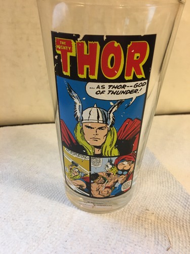 Thor Drinking Glass, Marvel Comics, Vandor, 6" | eBay