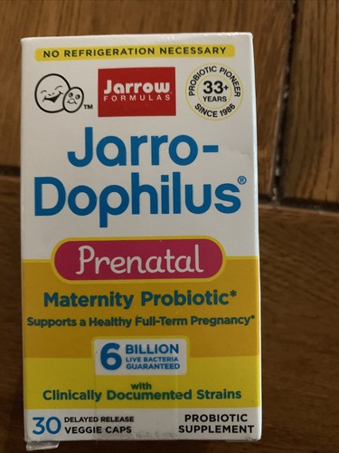 Jarrow Formulas Jarro-Dophilus Prenatal Probiotic - 30 Capsules s Exp ...