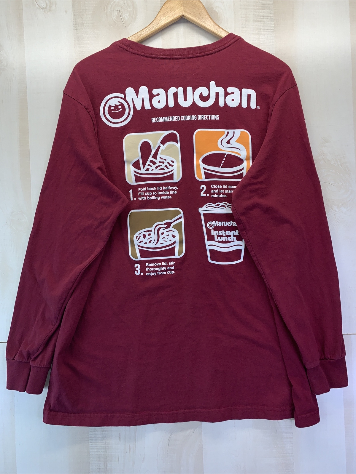 Maruchan Instant Lunch Ramen Noodles Long Sleeve Sz 2… - Gem