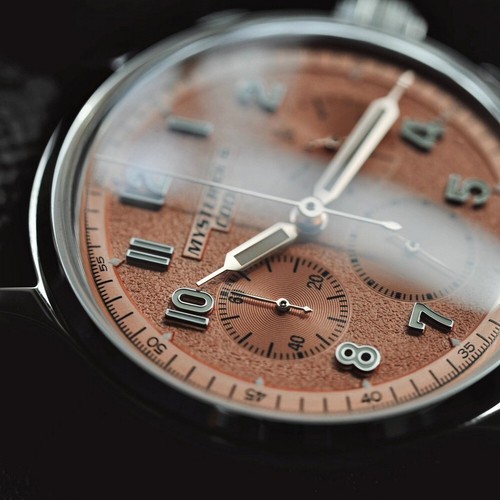 Mysterious Code Men's Time Watch Pilot Quartz Watch VK63 Three Window ...