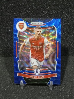 Granit Xhaka - Panini Prizm Soccer 2021-22 - Blue Wave Card #201 | eBay
