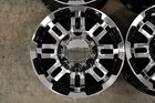 Set 4 18" Vision 375 Warrior Gloss Black Machined Face Wheels 18x8.5 ...