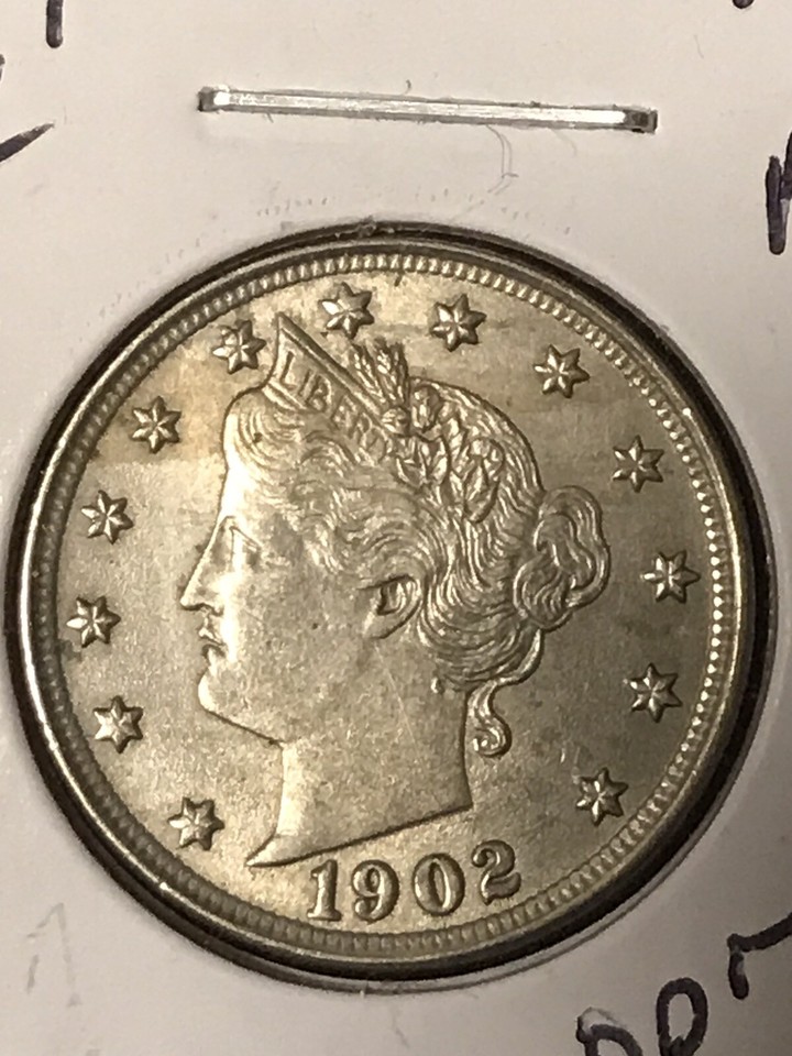 1902 Liberty Head Nickel AU+ Gorgeous Coin!! | eBay
