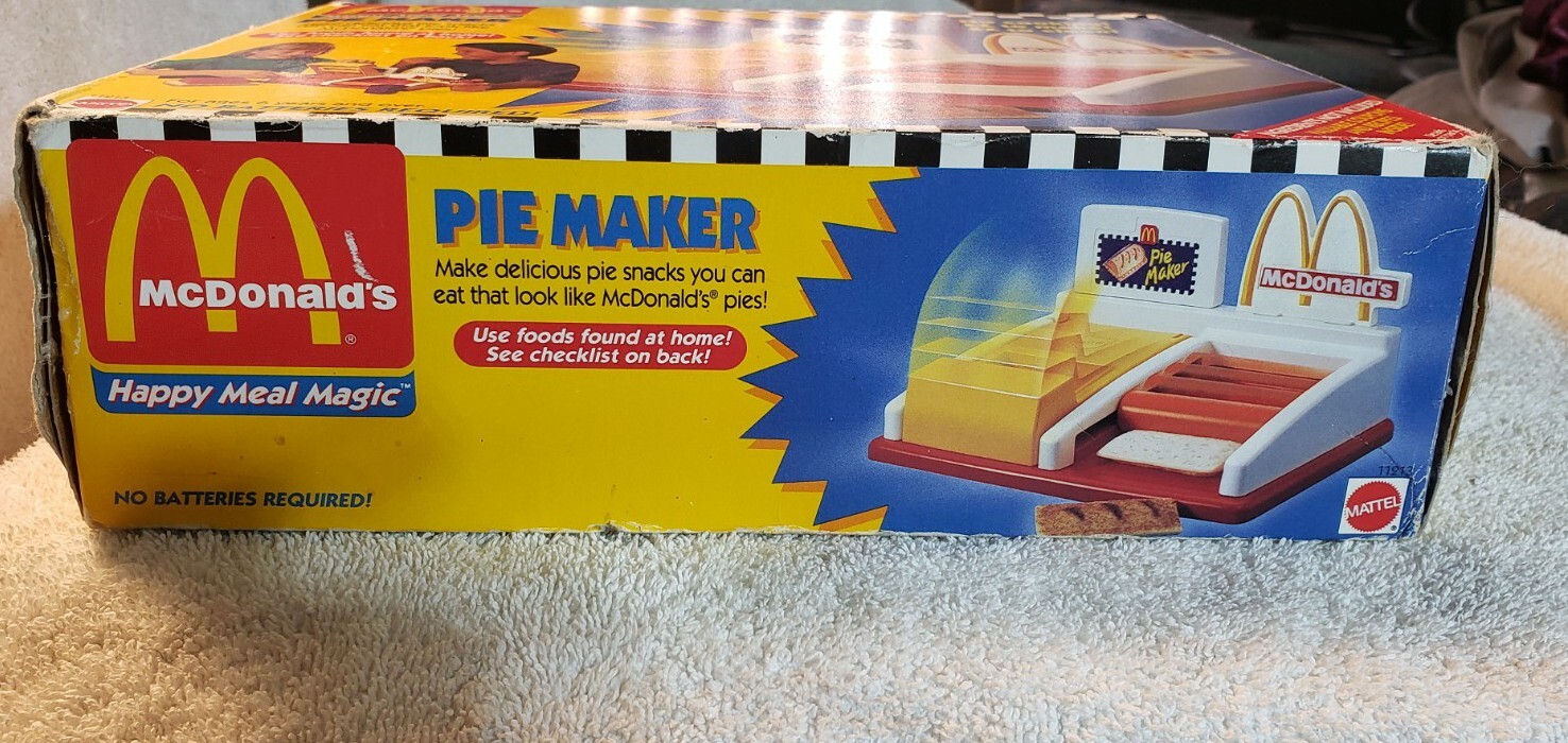 NEW McDonald's Happy Meal Magic Pie Maker New in box Never USED 1993 ...
