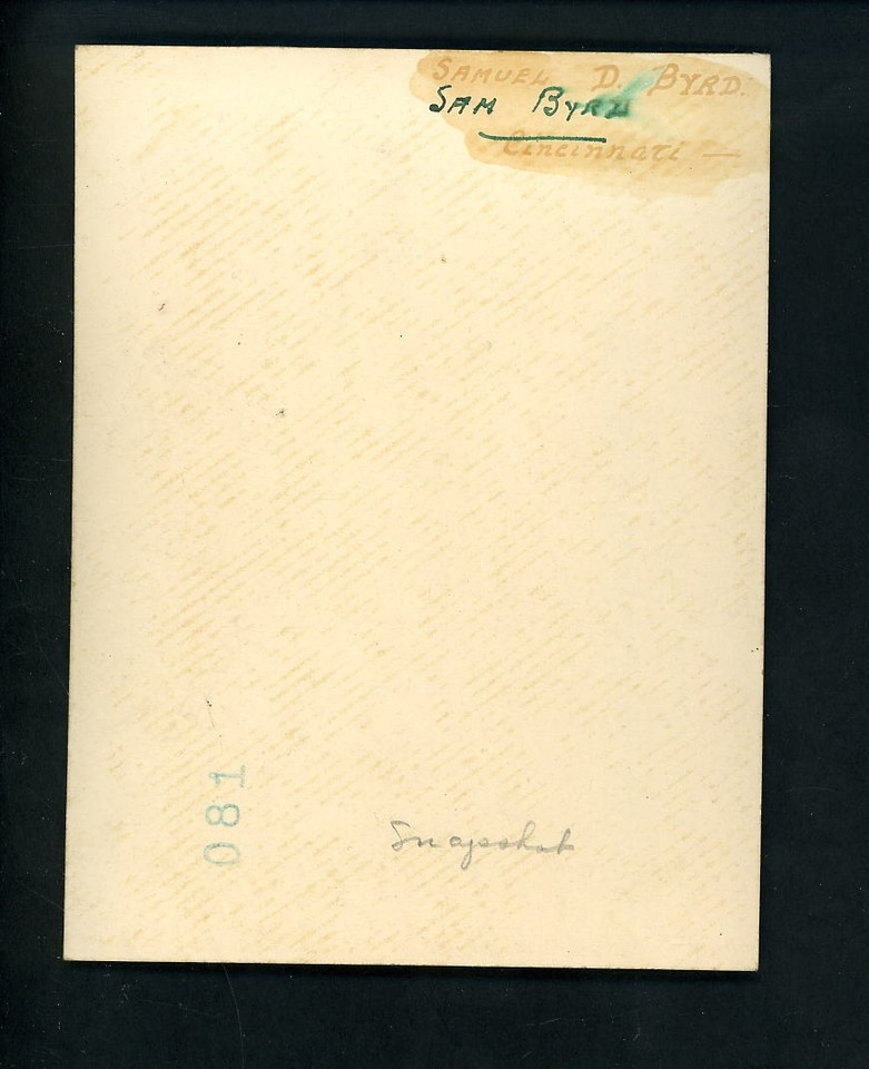 Samuel Byrd circa 1935 Type 1 Original Press Photo Cincinnati Reds | eBay