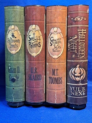 Halloween Animated Prop Moving Books with Sound Haunted Library Gemmy ...