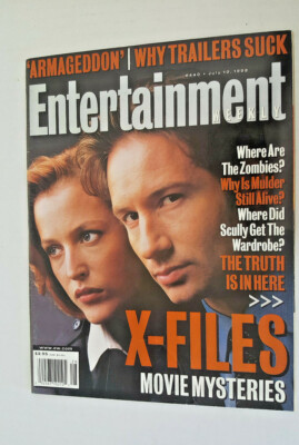 ENTERTAINMENT WEEKLY Magazine July 1998 X-Files GILLIAN ANDERSON David ...