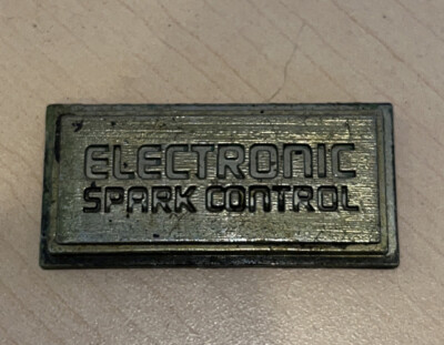 81-87 Chevrolet & GMC Truck Electronic Spark Control Fender Badge ...