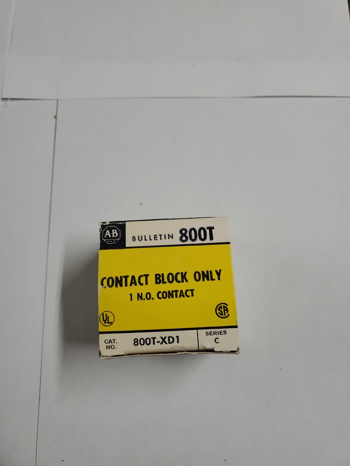 ALLEN BRADLEY 800T-XD1 SERIES C 1 N.O. CONTACT BLOCK 800T-XD1 | eBay