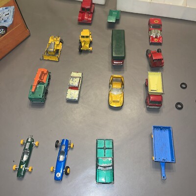 Vintage Lesney Matchbox Racers, Trucks, Construction and Misc. Parts ...