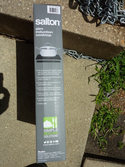 SALTON Slim Induction Cooktop (electric) Model ID2066 in for sale ...