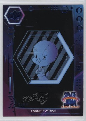 2021 Upper Deck Space Jam A New Legacy Blue Tweety Bird Tweety Portrait ...