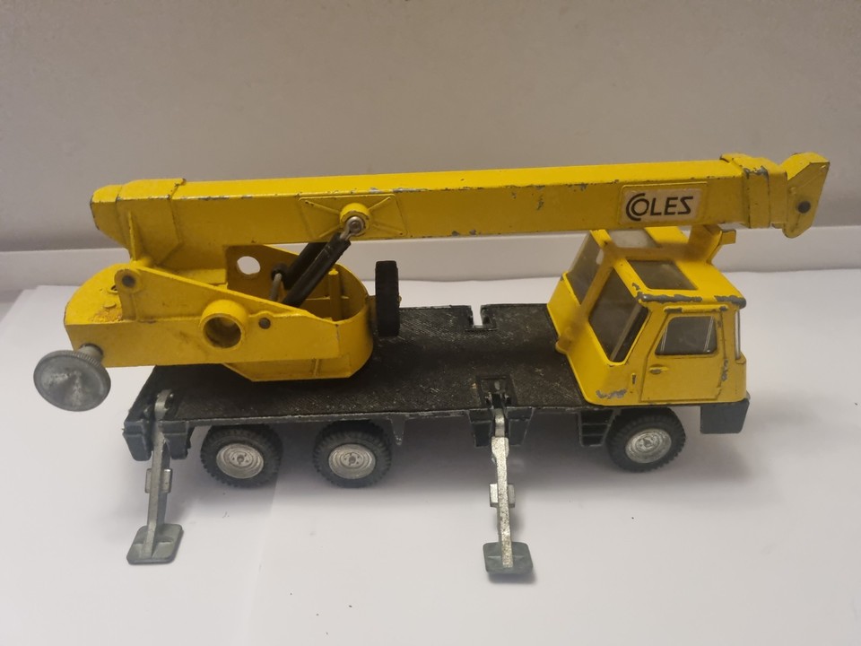 Dinky Toys 7015 Coles Hydra 150T Truck Mobile Crane Vintage Missing ...