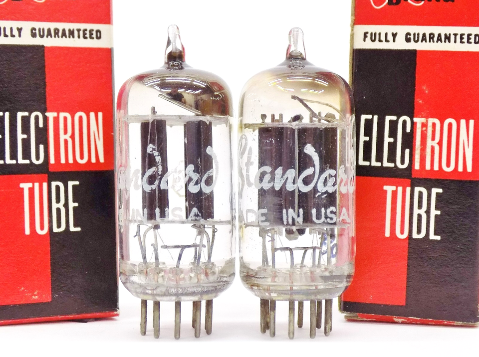 Ultra Strong 1950's Standard Branded/Possibly RCA 12AX7 Black Plates ...