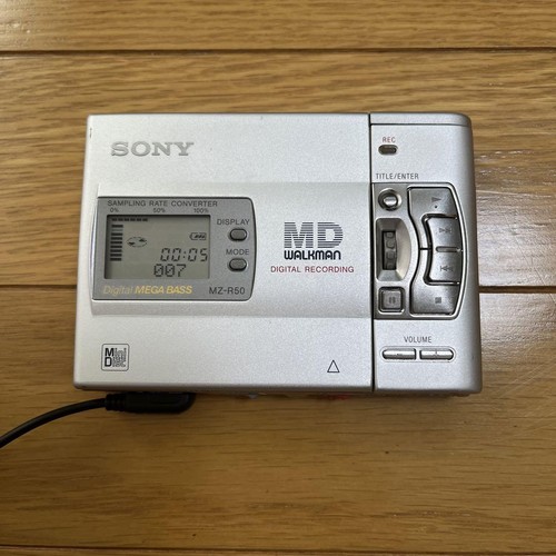 Sony MD Walkman MZ-R50 Silver Portable MiniDisc Recorder | eBay
