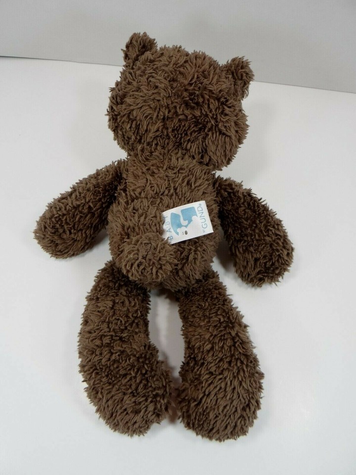 Baby Gund Dark Brown Teddy Bear Plush Tan Face Take Along 11" 4059516 ...