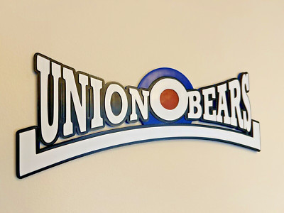 Large Union Bears UB07 Rangers Badge 3D For Bar, Pub, Home, Garage, Fan ...