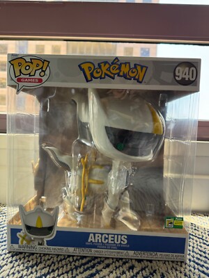 Funko SDCC 2024 Arceus Jumbo LE #940 OFFICIAL CON STICKER! IN HAND! | eBay