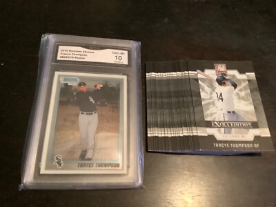 Trayce Thompson rc 20 card mixed lot🔥w 1st rookie chrome graded GMA 10 ...
