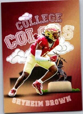 2024 Onit Shyheim Brown College Colors FSU Florida State SP Q88 | eBay