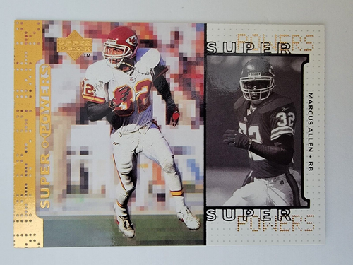 1998 Upper Deck Super Powers #S23 Marcus Allen Kansas City Chiefs ...