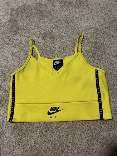 Bright Yellow Nike Ribbed Tank Top Small | eBay