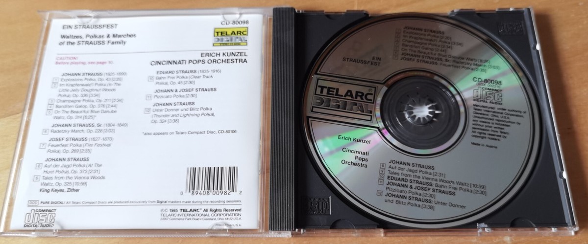 松下電器 KUNZEL/EIN STRAUSSFEST/TELARC MTG CD 80098 CD ｜CD