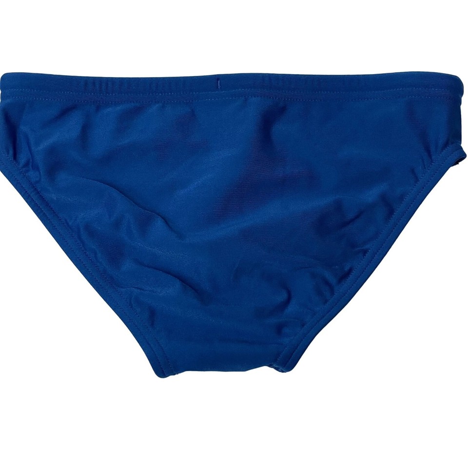 Vtg Speedo Blue Yellow Bikini Swim Suit Competition Swimming Racing ...