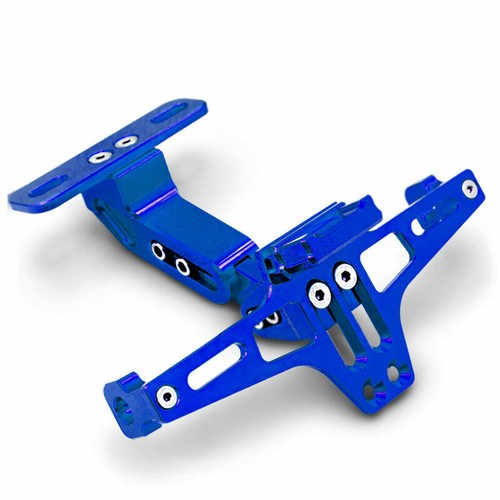Motorcycle Adjustable License Plate Number Frame Mount Holder Bracket w ...