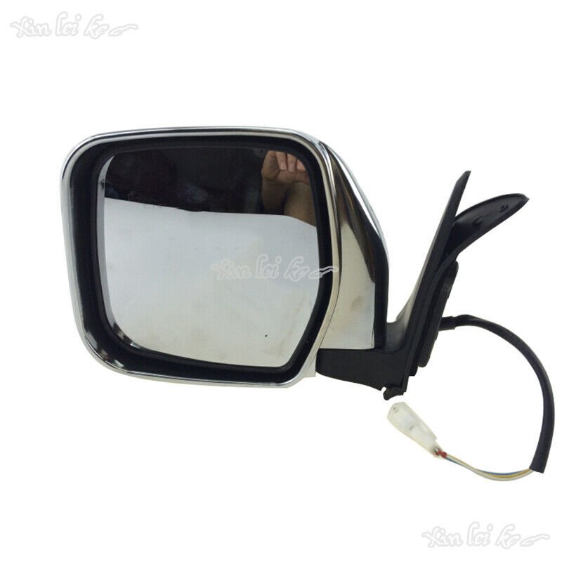 Side View Mirrors Power Chrome LH&RH 1Pair Set For Toyota Prado LC90 ...