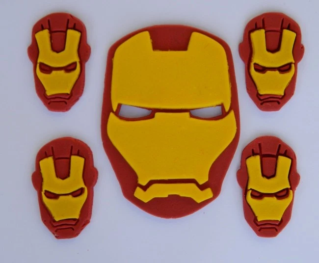 Iron Man Face Cake