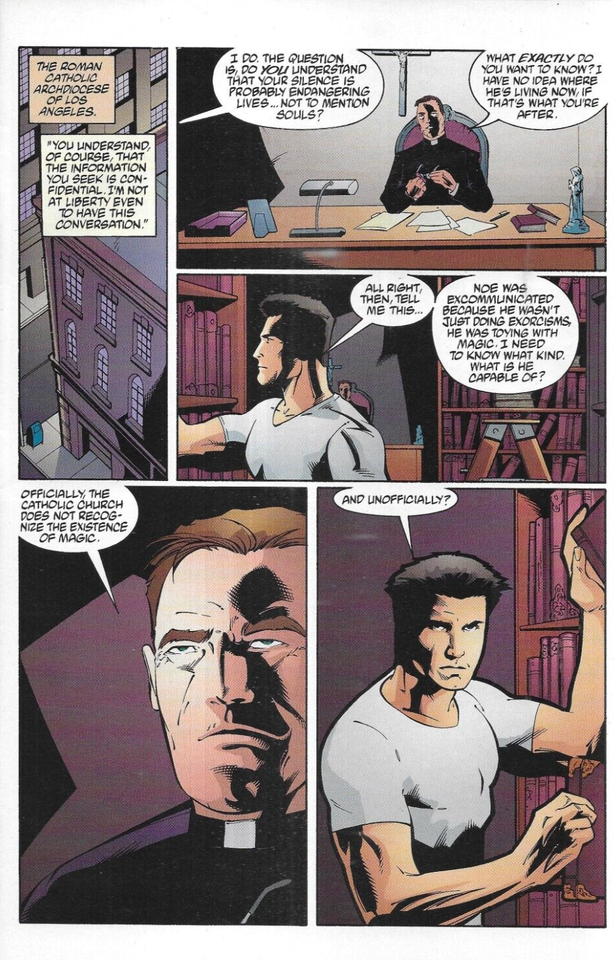 Angel Comic 7 First Print Cover A 2000 Christopher Golden Christian ...