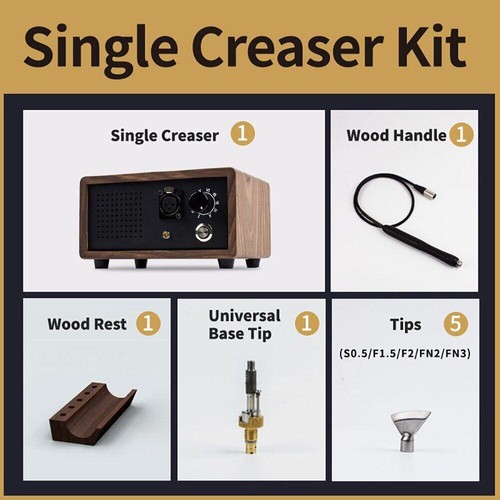 Electric Creasing Edging Machine Leather Heating Handle Crimper Tool ...