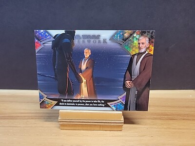 2022 Topps Star Wars Masterwork - Obi Wan Kenobi Quote - #OB1-10 | eBay