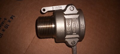 Dixon 100-B-SS Type B Cam and Groove Fitting nos | eBay