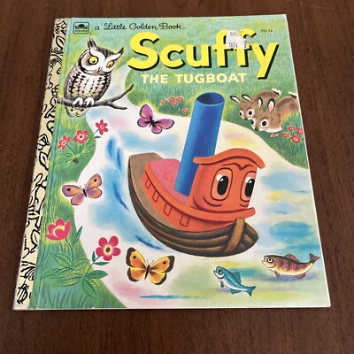 Scuffy The Tugboat A Little Golden Book (1974) Hardcover Children's ...