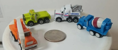 Micro Machines 1990's Work Utility Trucks Lot of 4 | eBay