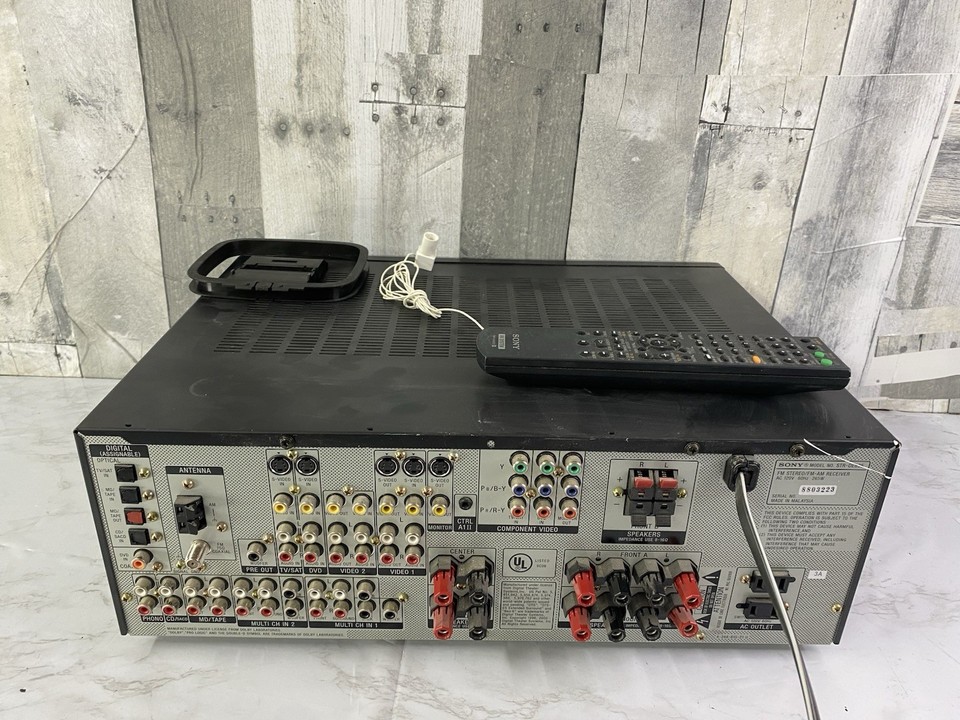 Sony 660 Watt 7.1 Stereo Receiver w/Remote Bundle (STR-DE895) | eBay