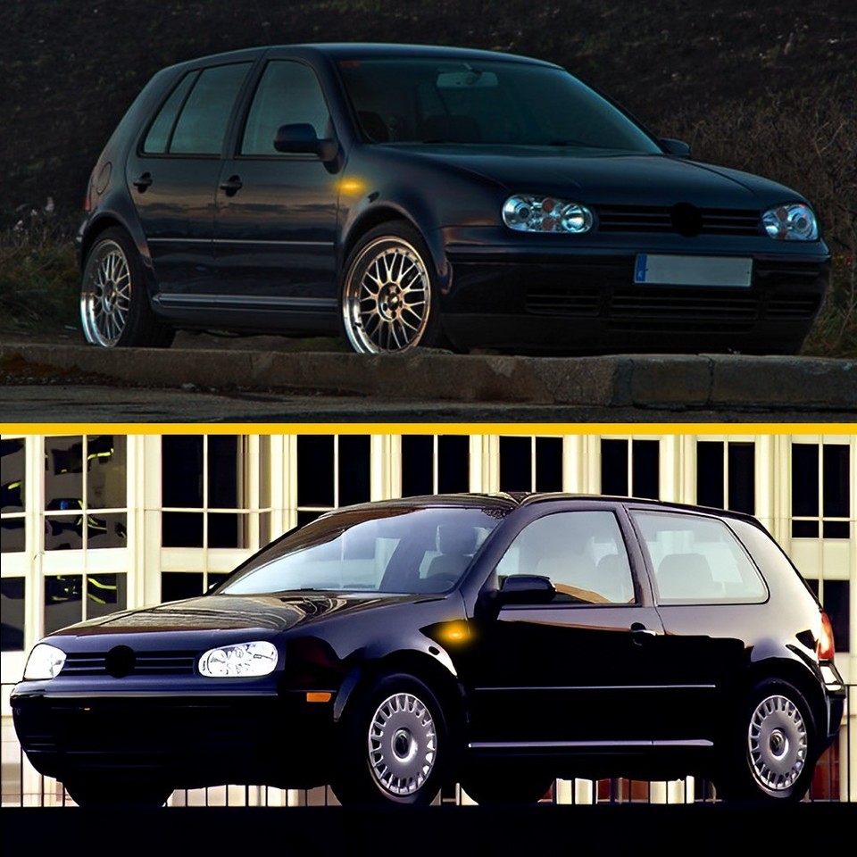 Sequential LED Side Marker Signal Lights For VW MK4 Golf Jetta GTI R32 ...