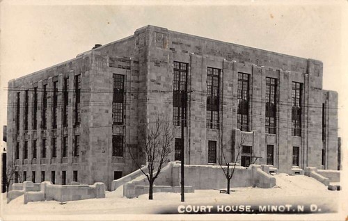 Minot North Dakota Court House Real Photo Antique Postcard K82276 | eBay